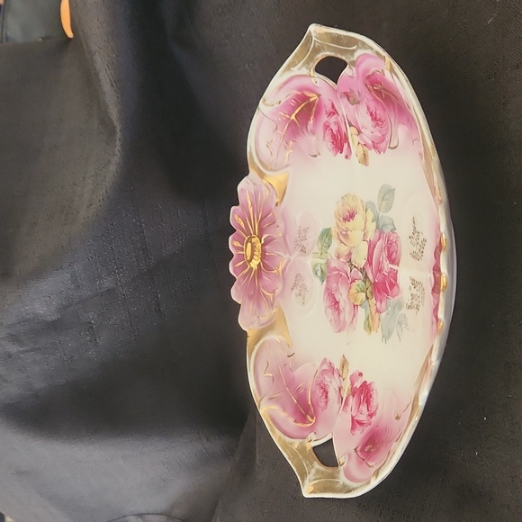 Dining | Vintage Ipf Germany Hand Painted Flower Design Large Platter ...